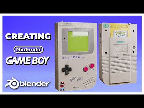 Model Retro Props: Creating the Iconic Nintendo Game Boy in Blender ...